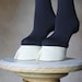 IVORY Creature Feet Unisex CLOVEN Hoof Shoes With Thigh High Leggings ...