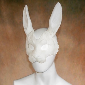 Deluxe Bunny Half Mask Rabbit Hare Animal Lightweight - Etsy
