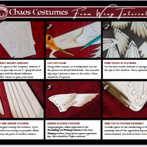 DIY Foam Wing Tutorial and Template - Etsy