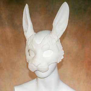 Deluxe Bunny Half Mask Rabbit Hare Animal Lightweight - Etsy