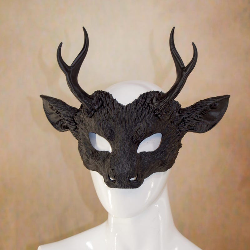 Therian Deer Mask - Etsy