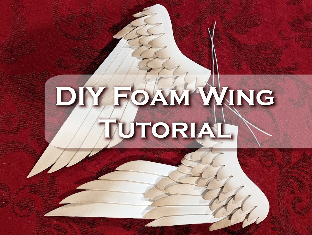 DIY Foam Wing Tutorial and Template - Etsy