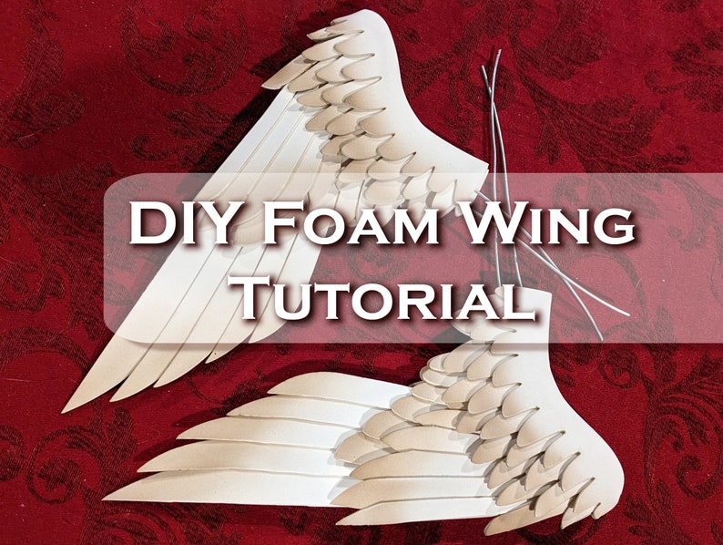 DIY Foam Wing Tutorial and Template - Etsy