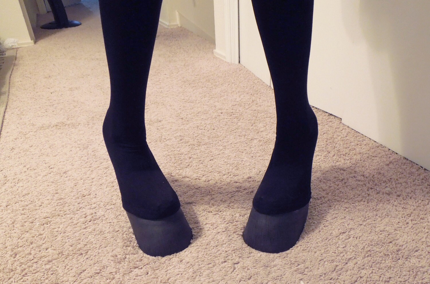 Creature Feet Unisex Faux Fur Feathered Brown Horse Hooves - Etsy Canada