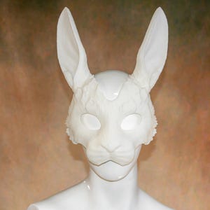 Deluxe Bunny Half Mask Rabbit Hare Animal Lightweight - Etsy