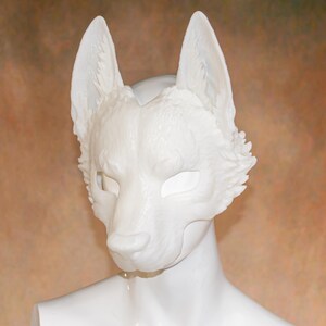 Deluxe Wolf Animal Half Mask Canine Dog Lightweight - Etsy