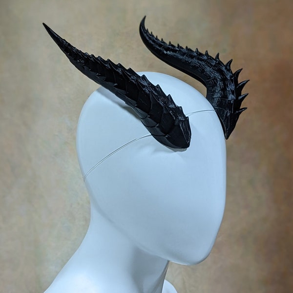 Black Demon Horns Cosplay - Etsy