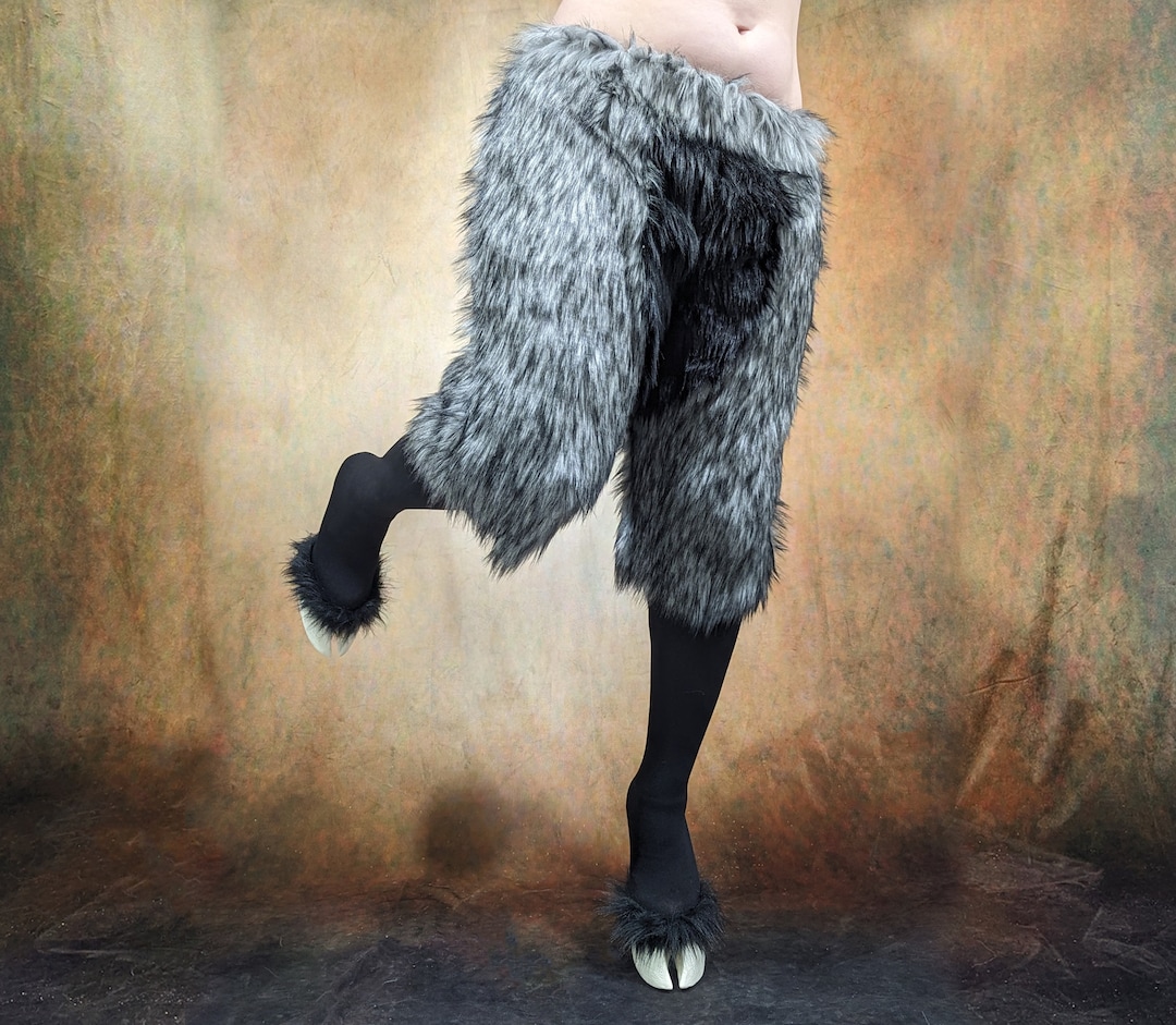 Creature Feet CLOVEN Hooves With Faux Fur Pants and Leggings - Etsy