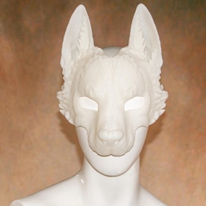 Deluxe Wolf Animal Half Mask Canine Dog Lightweight - Etsy