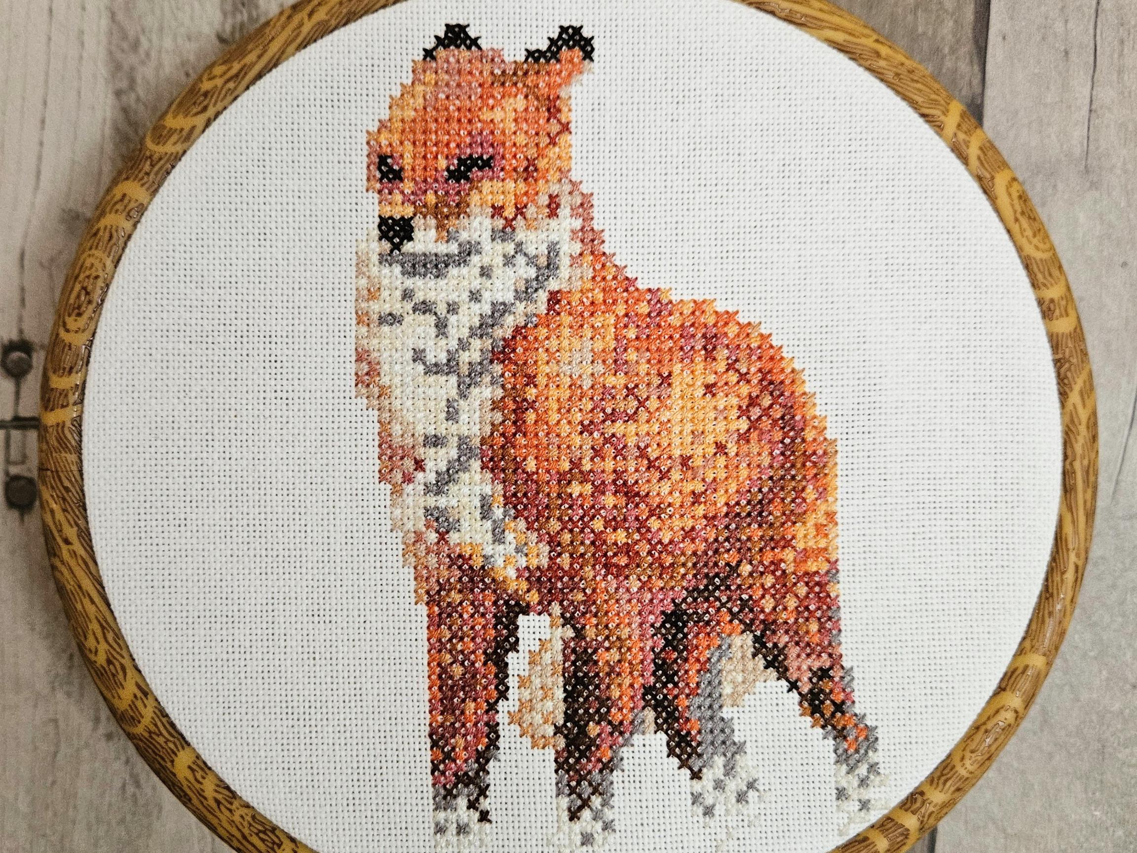 Wimdy Fox Cross Stitch Pattern PDF | It Fucken Wimdy | November Weather ...