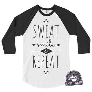 Sweat Smile Repeat T-shirt, Workout Fitness Shirt, Running Tank, Tank ...