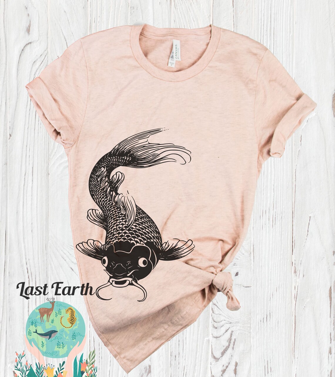 Koi Fish Shirt, Japanese Fish, Vintage Soft Shirt, Unisex T-shirt, Koi ...
