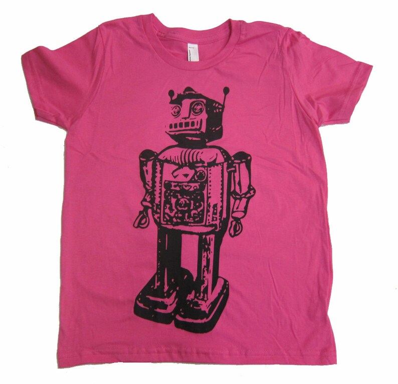 Kids Vintage ROBOT T Shirt Sci Fi Tech Shirt Kids Birthday - Etsy