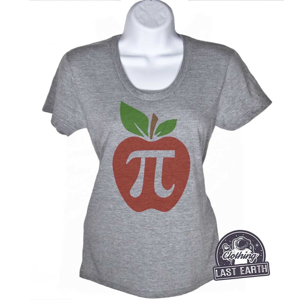 Pi T Shirt Funny Math Shirt Gifts for Math Teacher Apple | Etsy