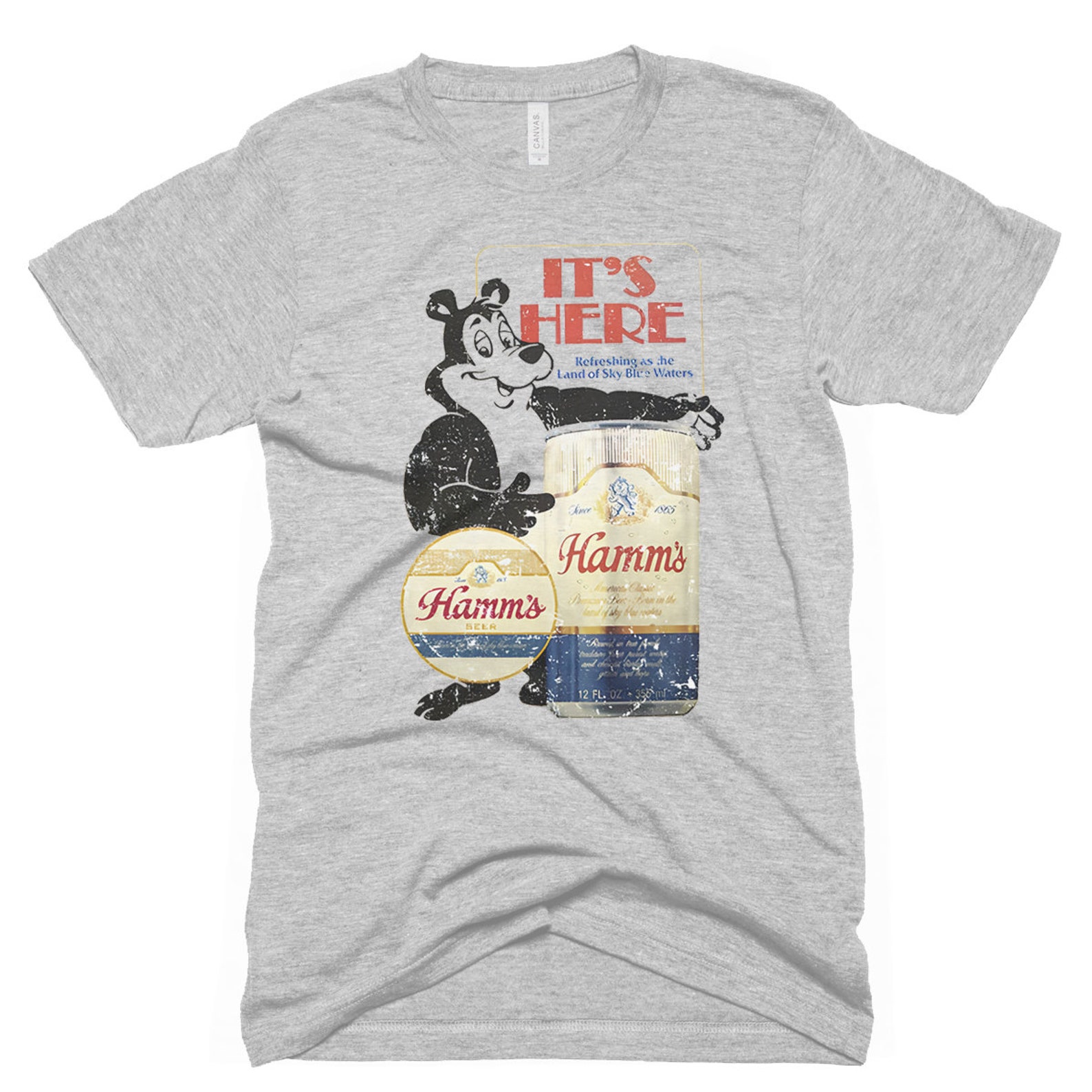 Vintage Beer Shirt, Funny Bear Shirt, Dad Gift, Retro Beer Tshirt, Mens ...