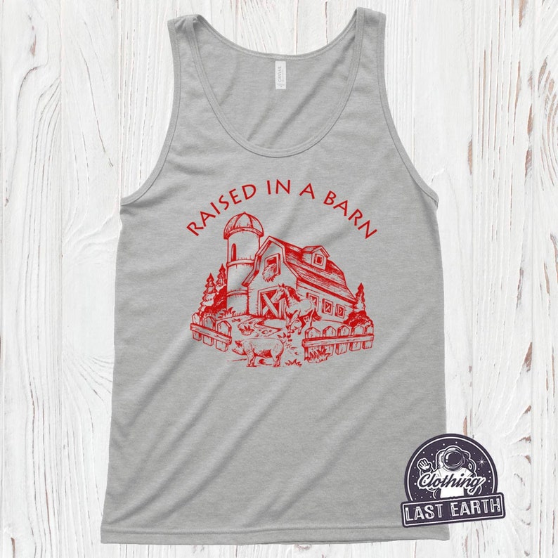 Raised in a Barn T-shirt Funny Barnyard Shirt Farmer Shirt - Etsy