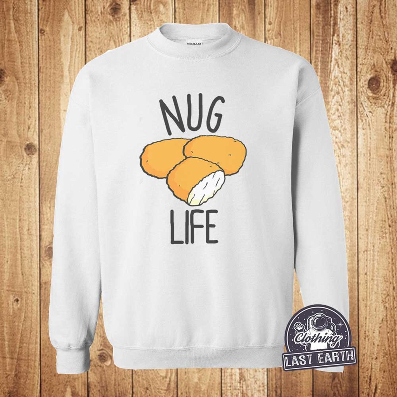 Funny Chicken Nugget Shirt, Nug Life, Kids Gift, Foodie Shirt, Sweater ...