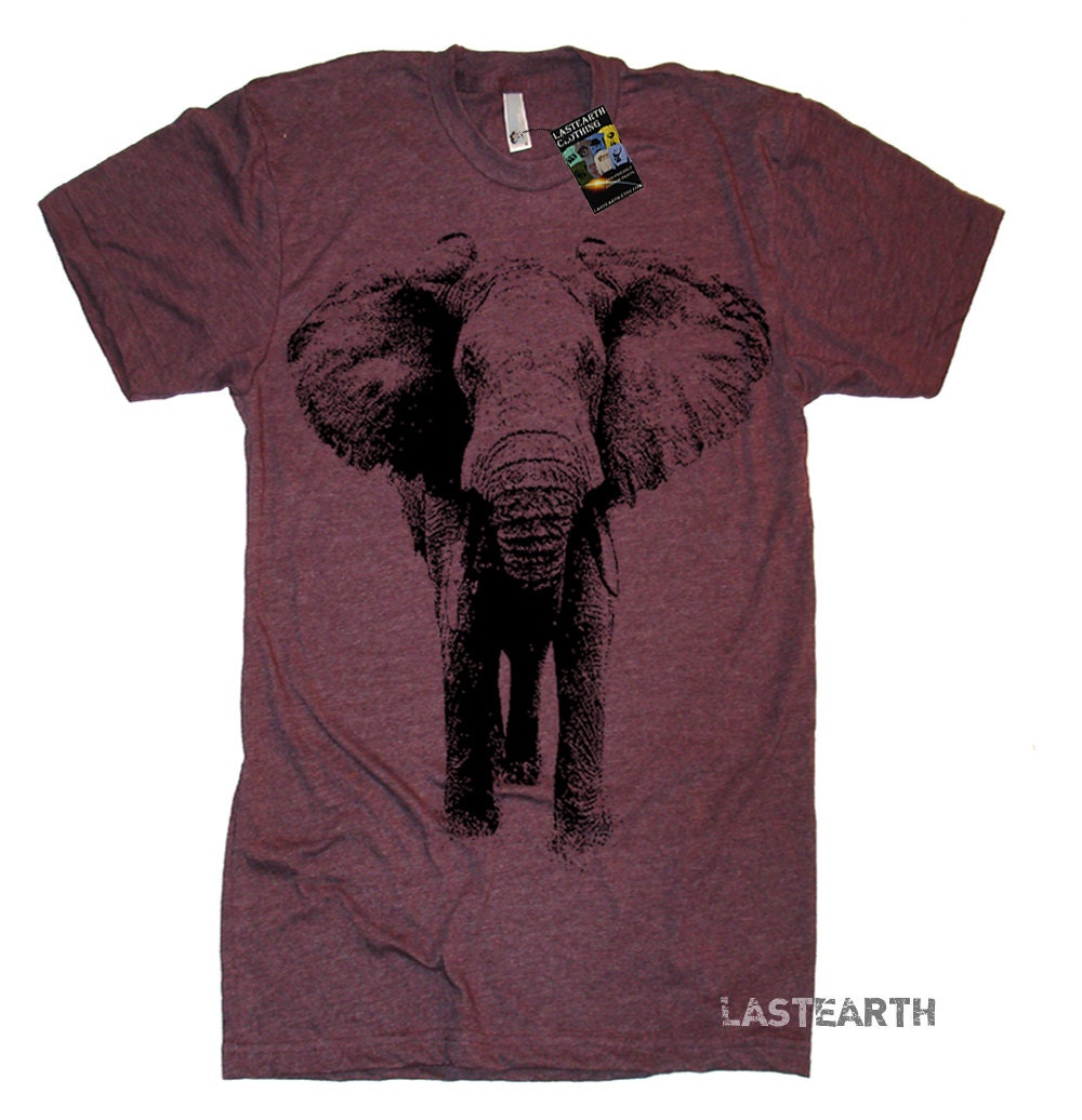 Elephant T-shirt, Animal Print, Illustration Art - Etsy