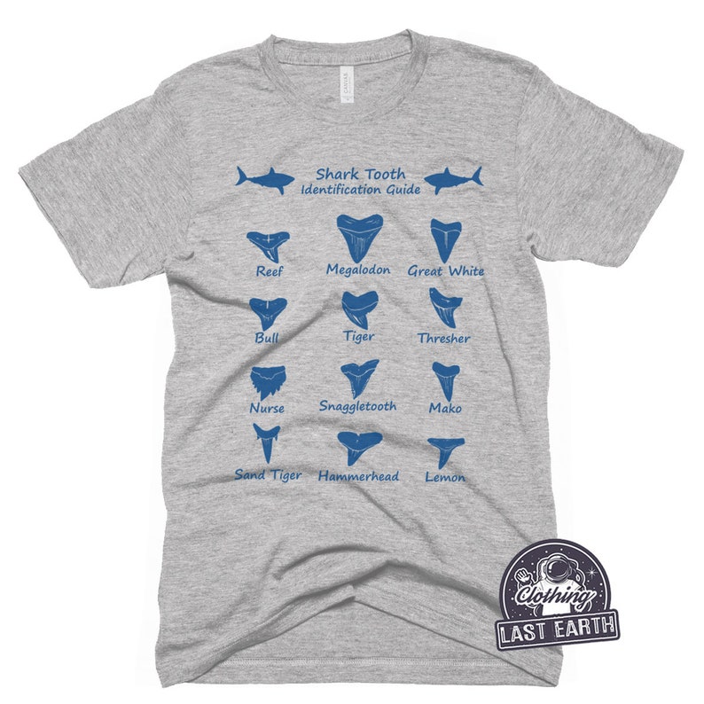 Mens Shark Hierarchy Chart T Shirt Shark Teeth Shark Tooth - Etsy