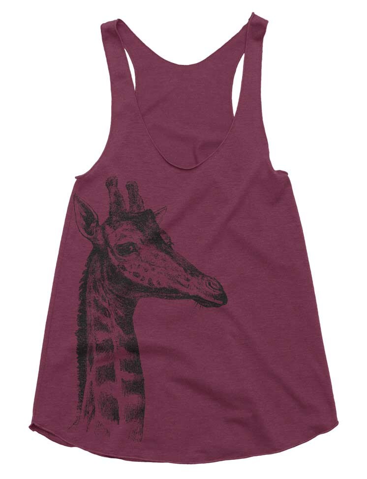Workout Tank Giraffe Tank Top Animal Workout Tanks Womens | Etsy