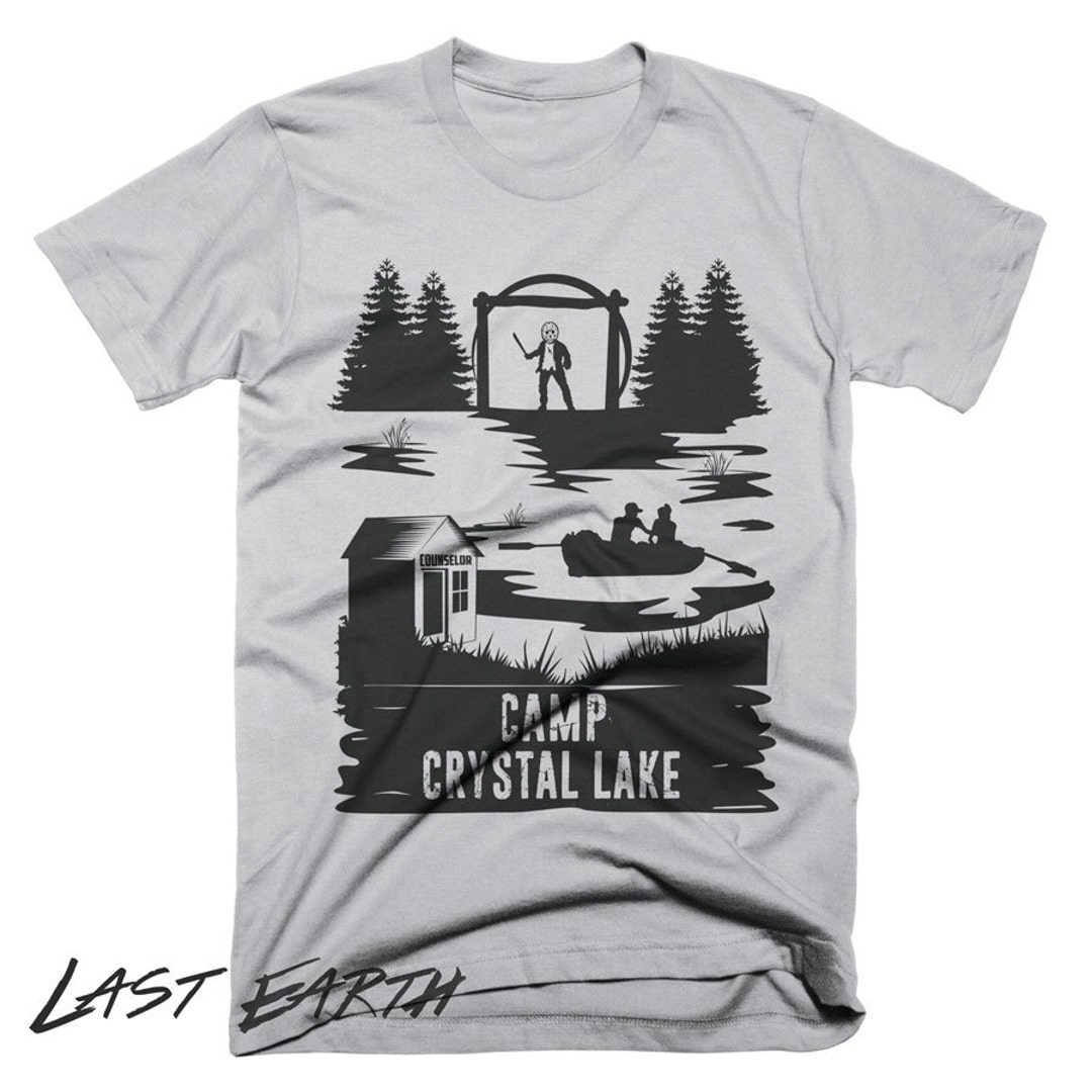 Camp Crystal Lake T Shirt, Camping Shirt, Friday the 13th, Halloween ...