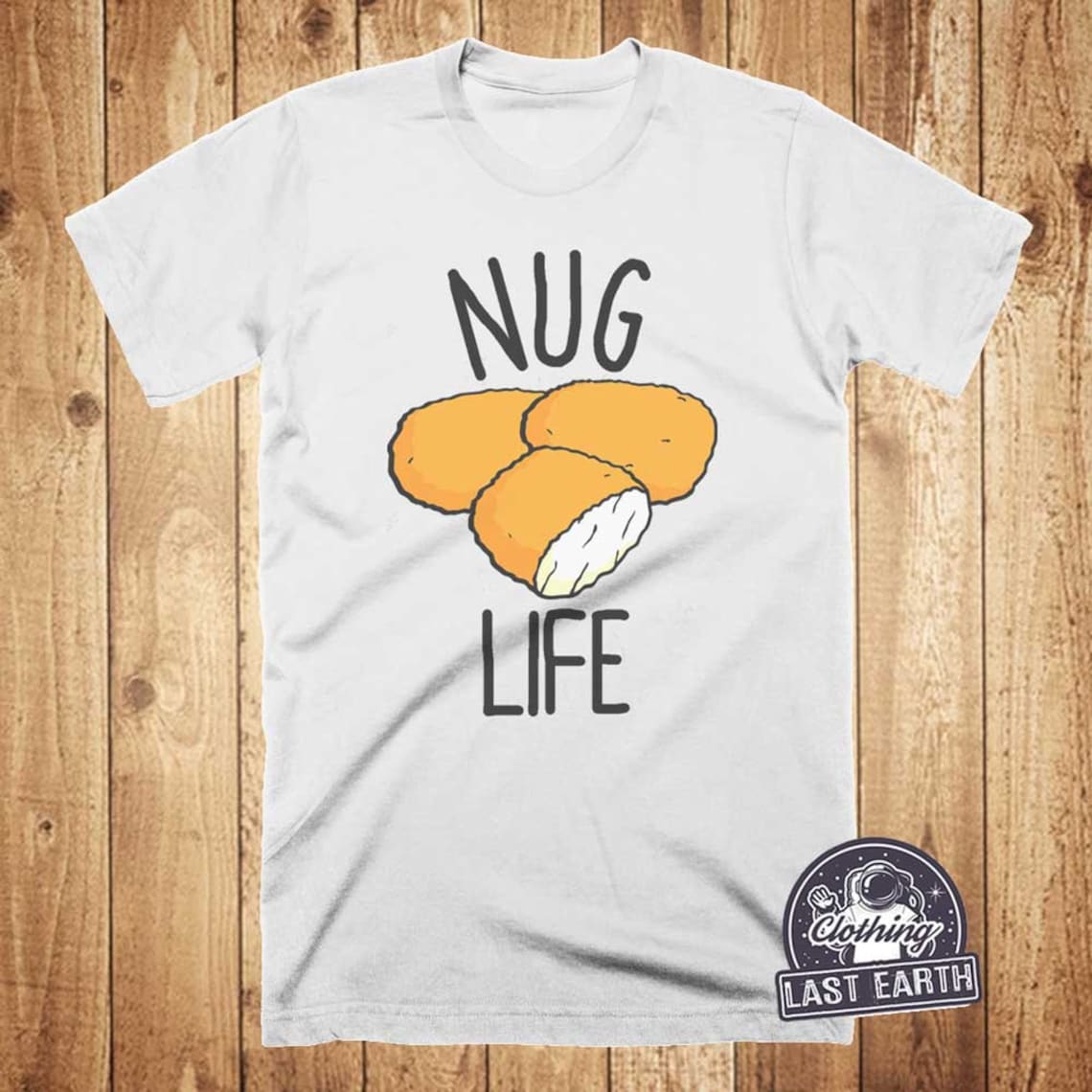 Chicken Nugget Shirt Kids Funny Shirts Nug Life Shirt for | Etsy