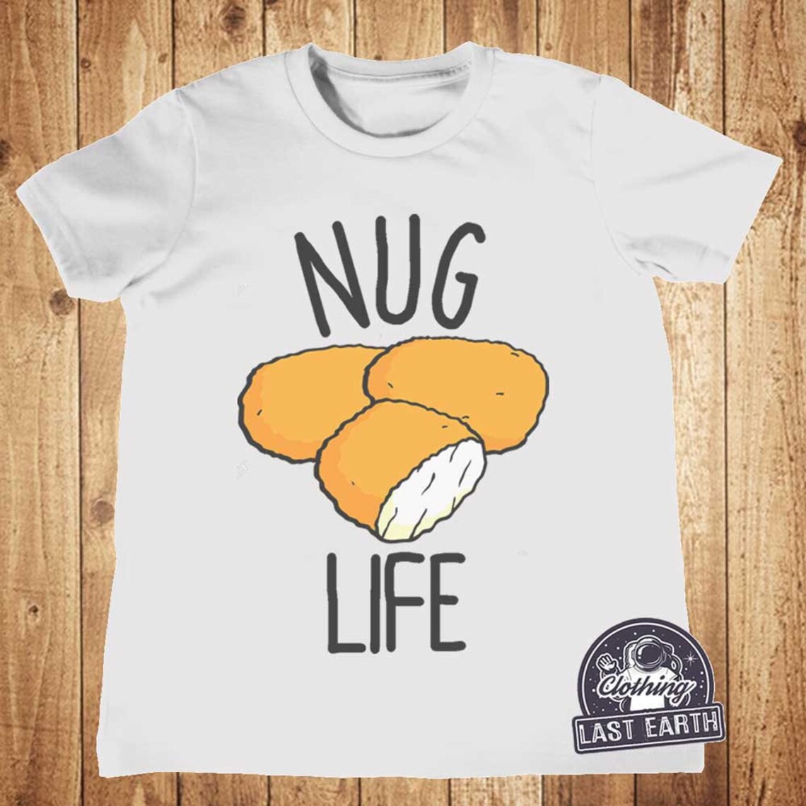 Chicken Nugget Shirt Kids Funny Shirts Nug Life Shirt for - Etsy