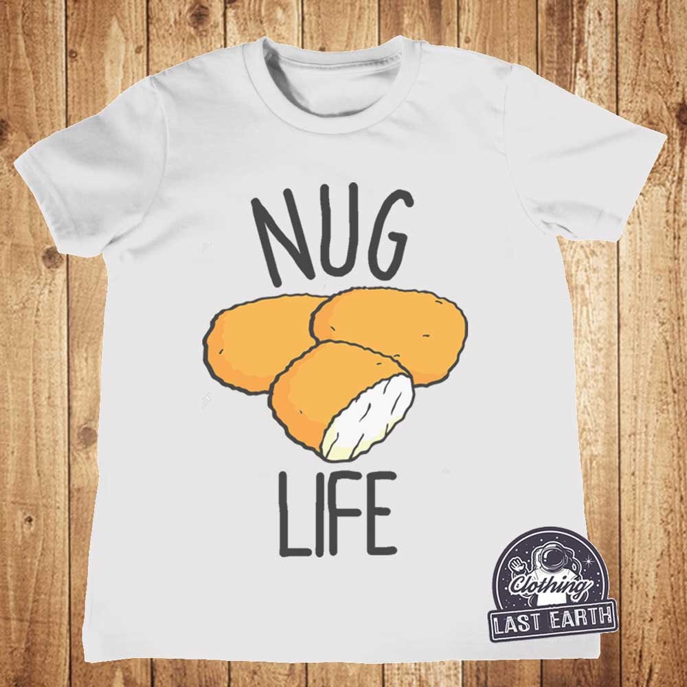 Funny Chicken Nugget Shirt Nug Life Kids Gift Foodie Shirt | Etsy