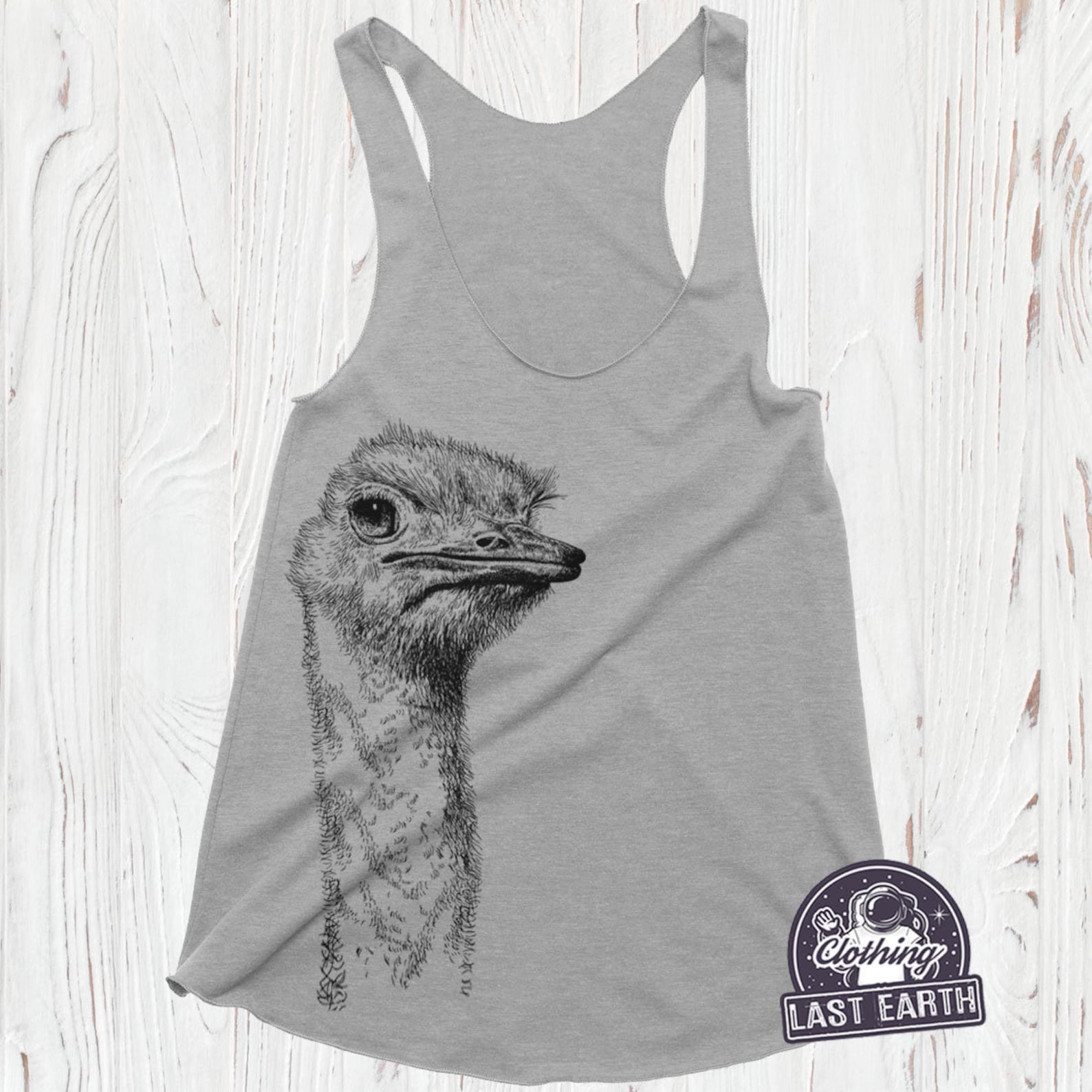 Ostrich Shirt, Long Neck Animal Print, Funny Animal Shirts, Nature ...