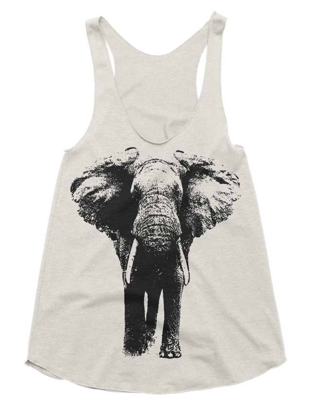 Women's Racerback Tank - Elephant - Womens Athletic Workout Tank ...