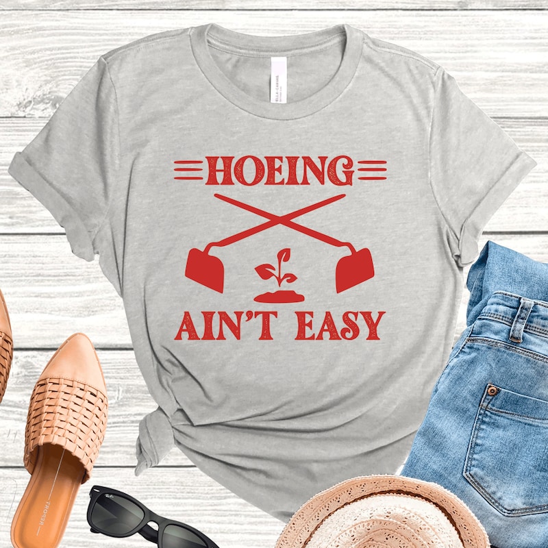 Hoeing Ain't Easy - Etsy