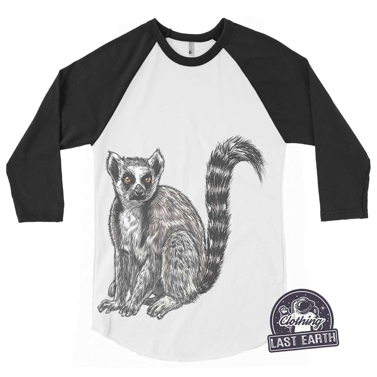 Kids Lemur Shirt, Lemur Print, Zoo Shirt for Kids, Animal Prints ...