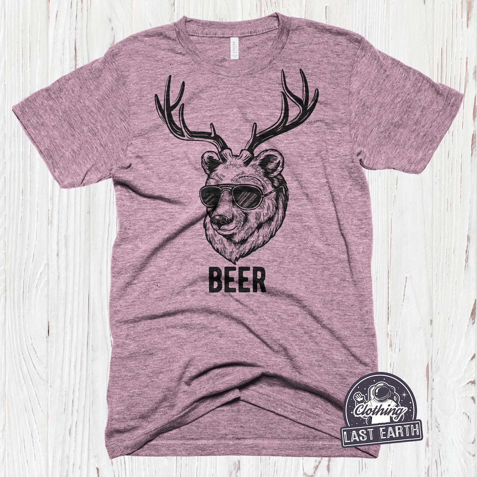 Funny Beer Shirt Deer Bear T Shirt Drinking Shirt Hunting - Etsy