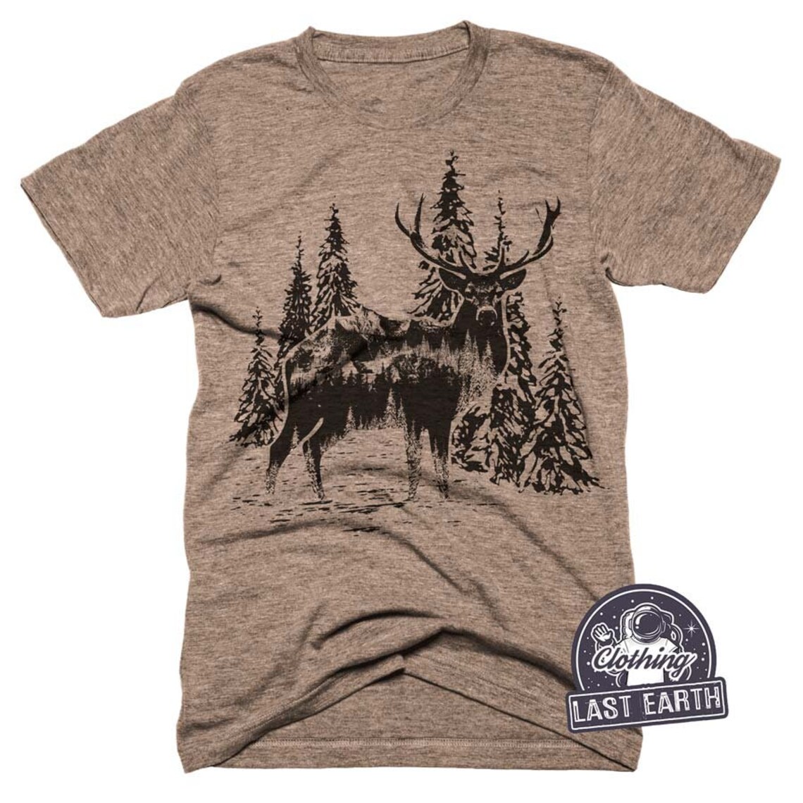 Deer Shirt Animal Print Mens Gift Vintage Shirts | Etsy