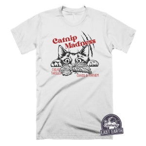 Catnip Madness Shirt Funny Cat Shirts Cat Weed Tshirt Horror Shirt ...