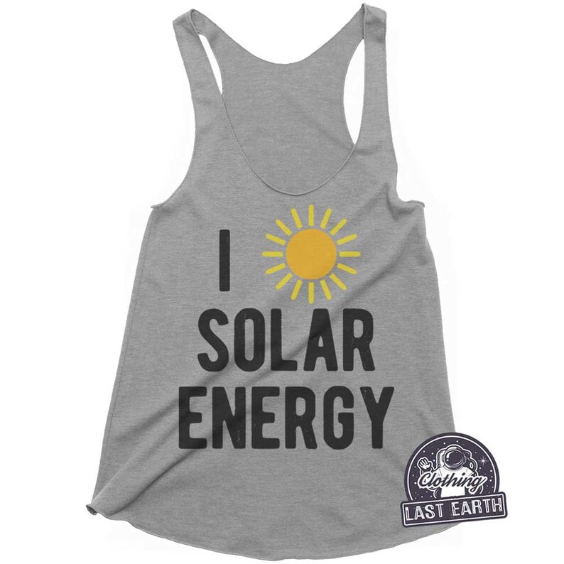 I Love Solar Energy T-shirt Save the Planet Mens Womens - Etsy