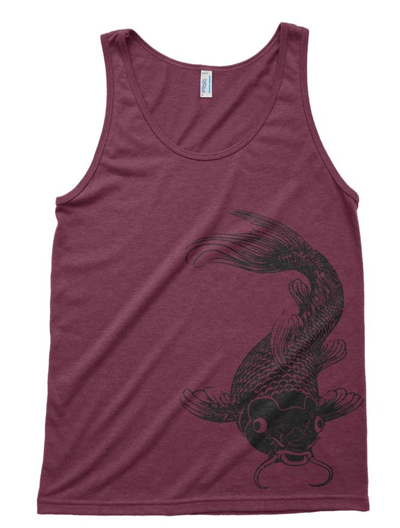 Koi Fish Tri-Blend Tank Unisex Tanktop XS S M L Xl Color | Etsy
