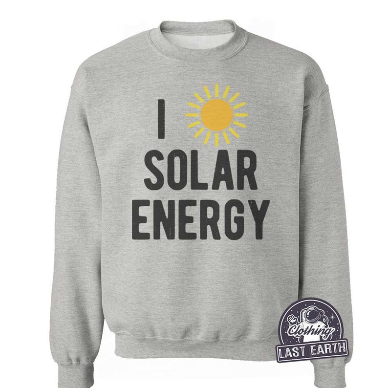I Love Solar Energy T-shirt Save the Planet Mens Womens - Etsy