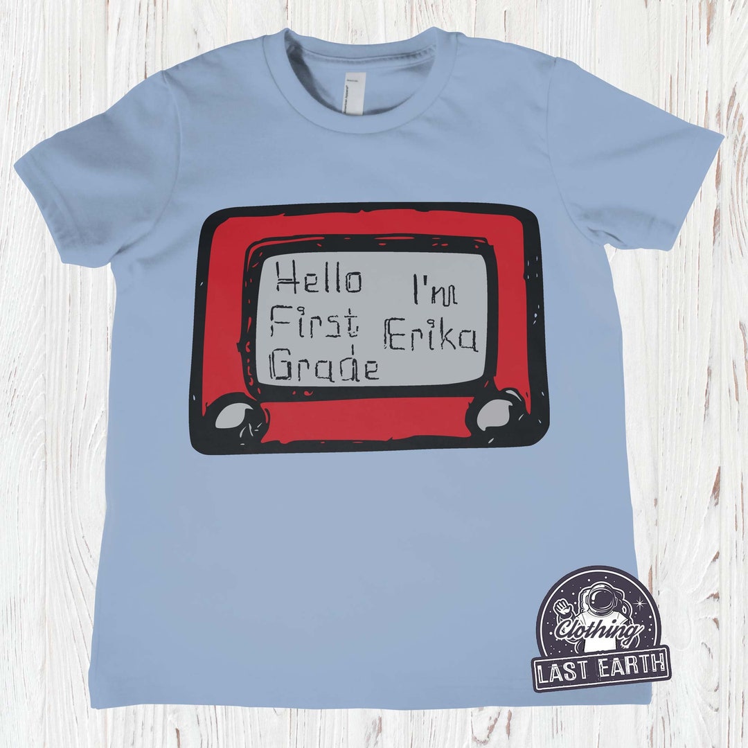 Kids 1st Grade Shirt, First Grade Student Gift, Hello First Grade, 1st ...