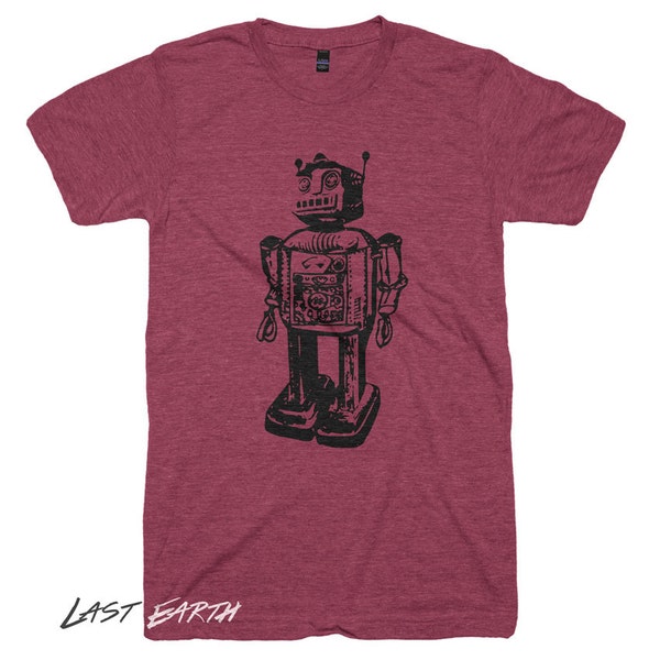 Robot Shirt - Etsy