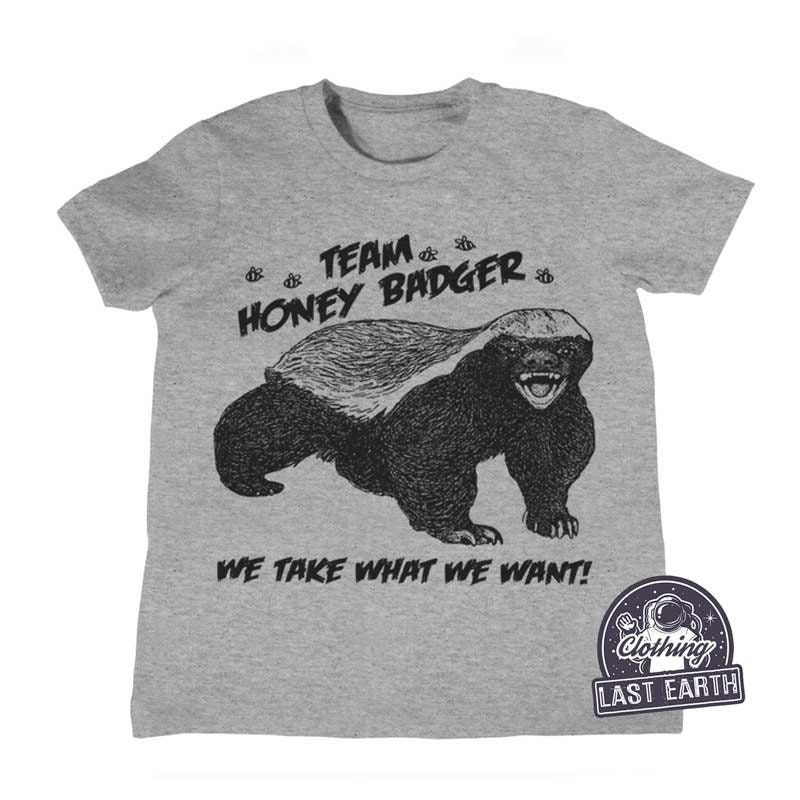 Team Honey Badger Family Matching Shirts Mama Papa Baby | Etsy