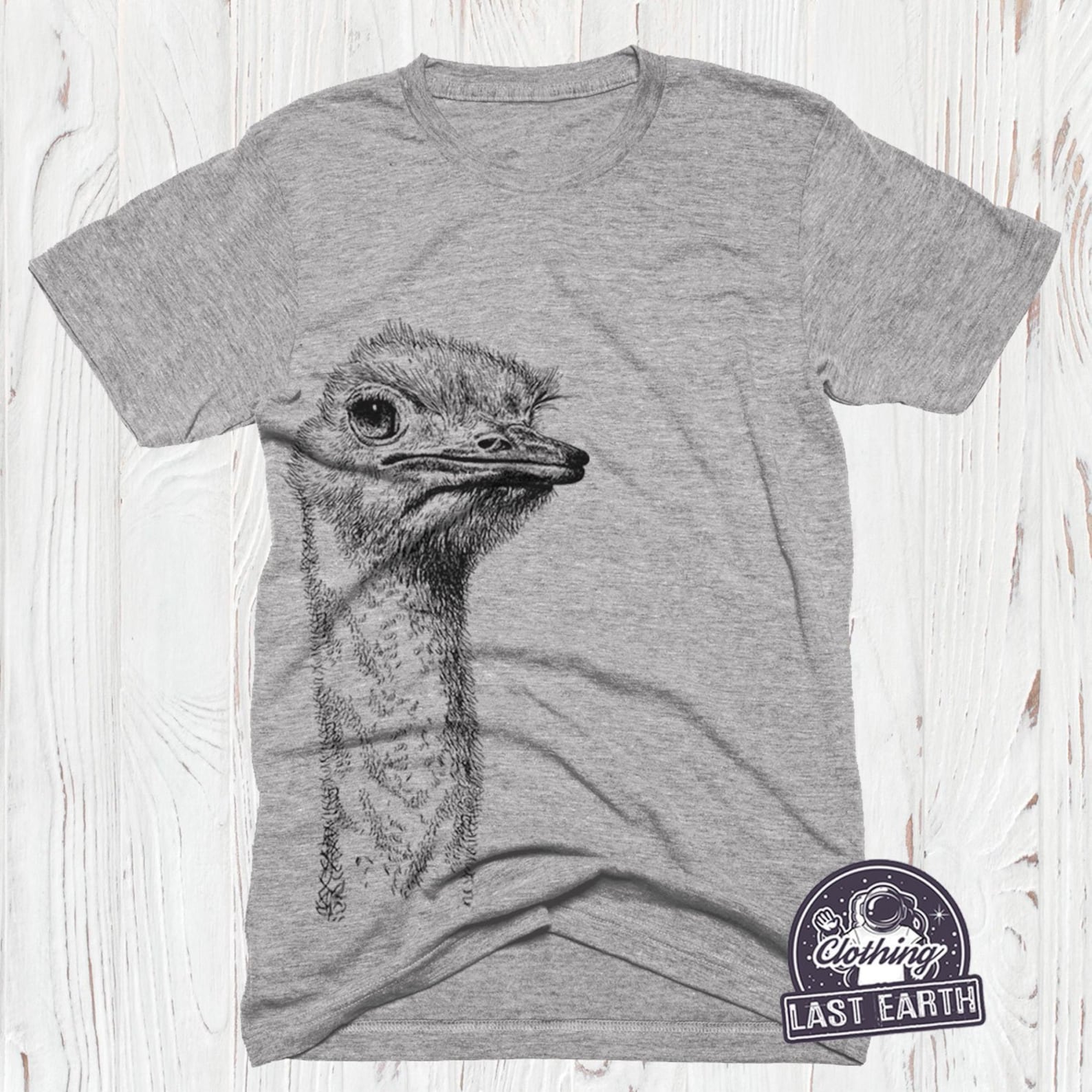 Ostrich Shirt, Long Neck Animal Print, Funny Animal Shirts, Nature ...