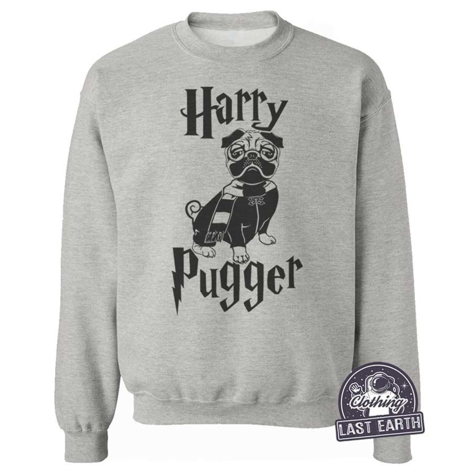 Harry Pugger T-shirt Funny Pug Shirt Mens Womens Kids | Etsy