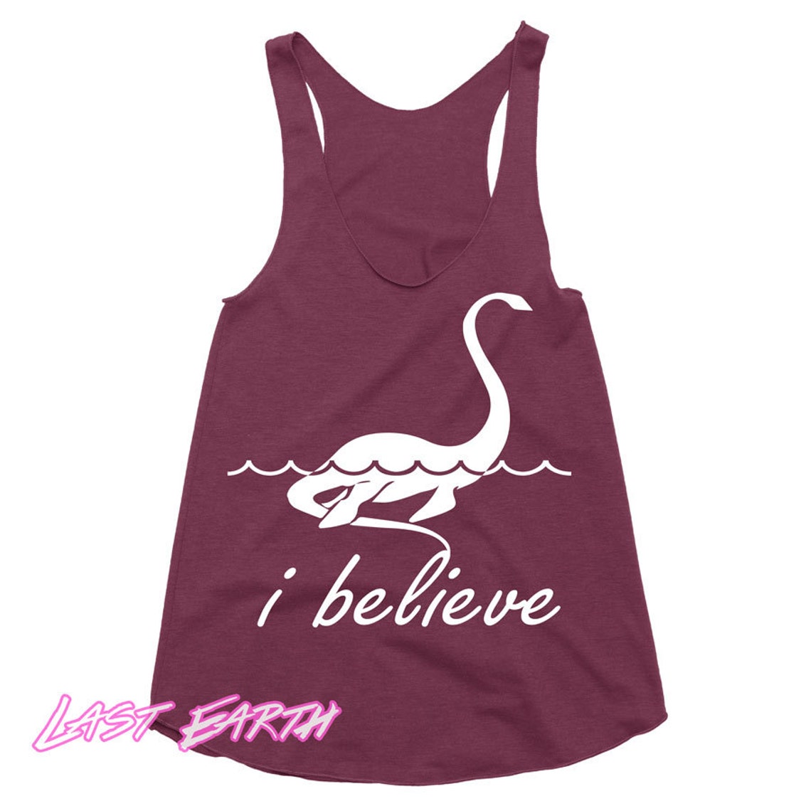 Loch Ness Monster Workout Tank Funny Tanktop Racerback Tank Beach Tank ...