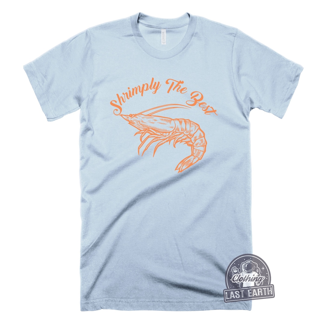 Shrimply the Best T Shirt Funny Shrimp Shirt Vintage Seafood Shirt ...