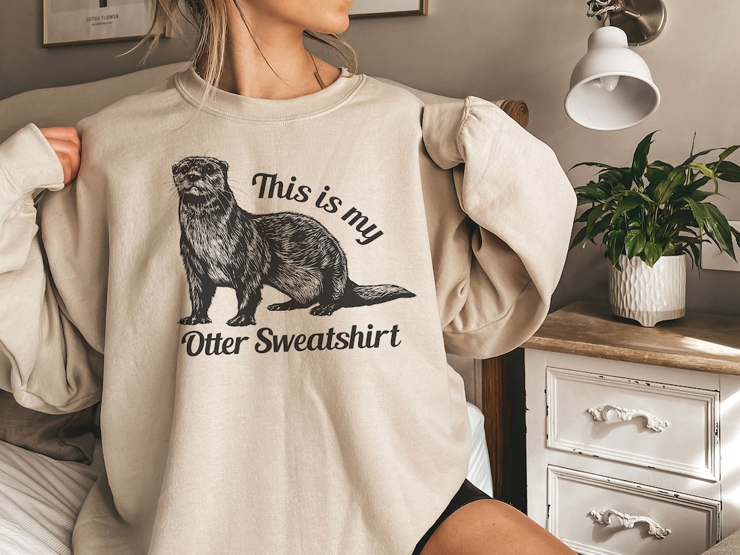 Otter Sweatshirt, Otter T-shirt, Cute Otter Sweatshirt, Sea Otter ...
