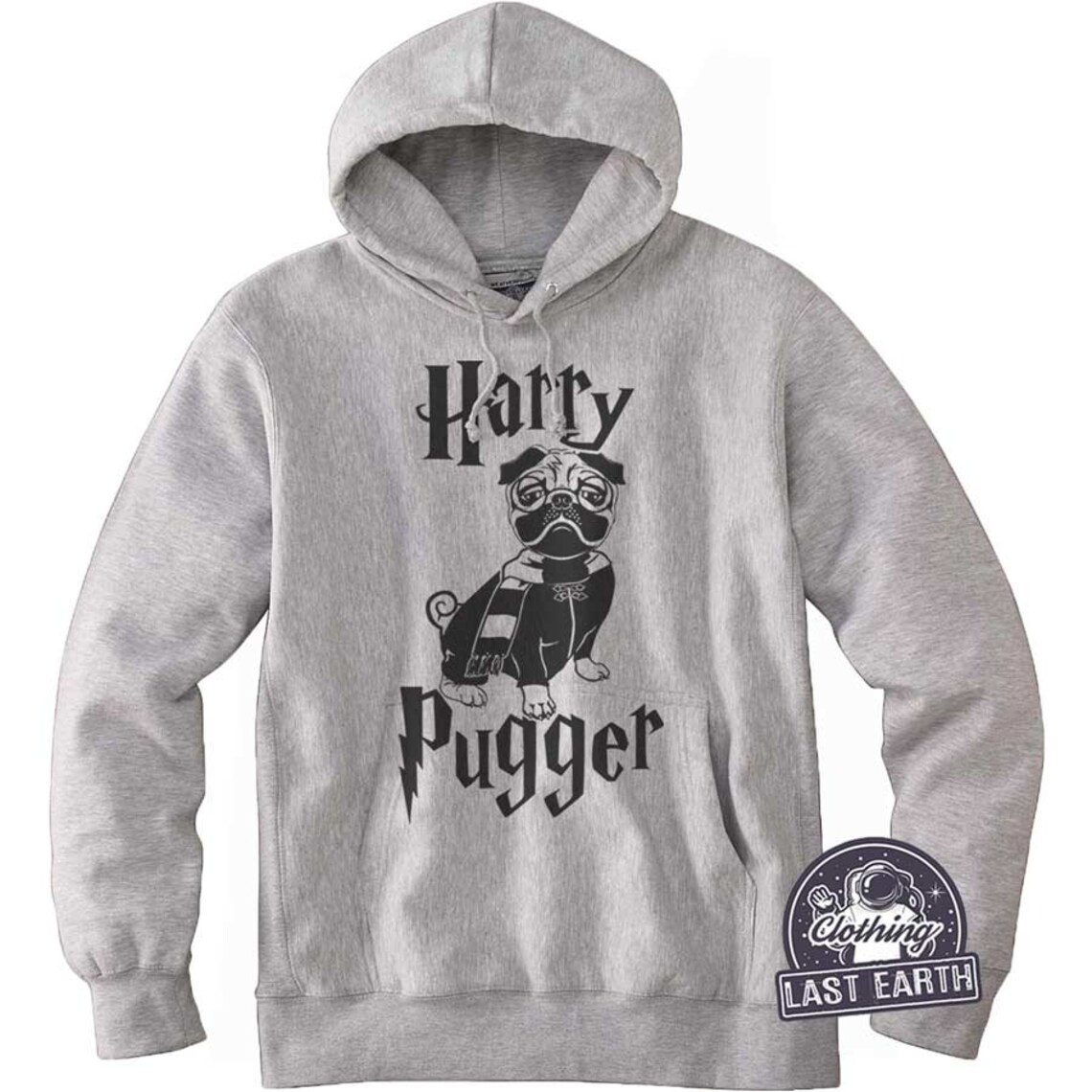 Harry Pugger T-shirt, Funny Pug Shirt, Mens, Womens, Kids, Tank Top ...