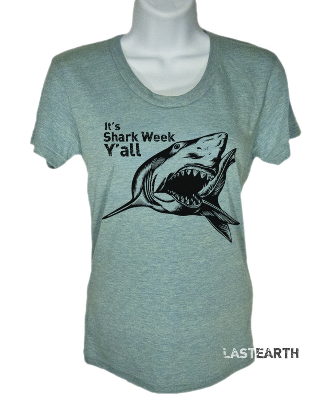It's Shark Week Y'all - Funny Shark Shirt - Funny Tees - Womens Graphic ...