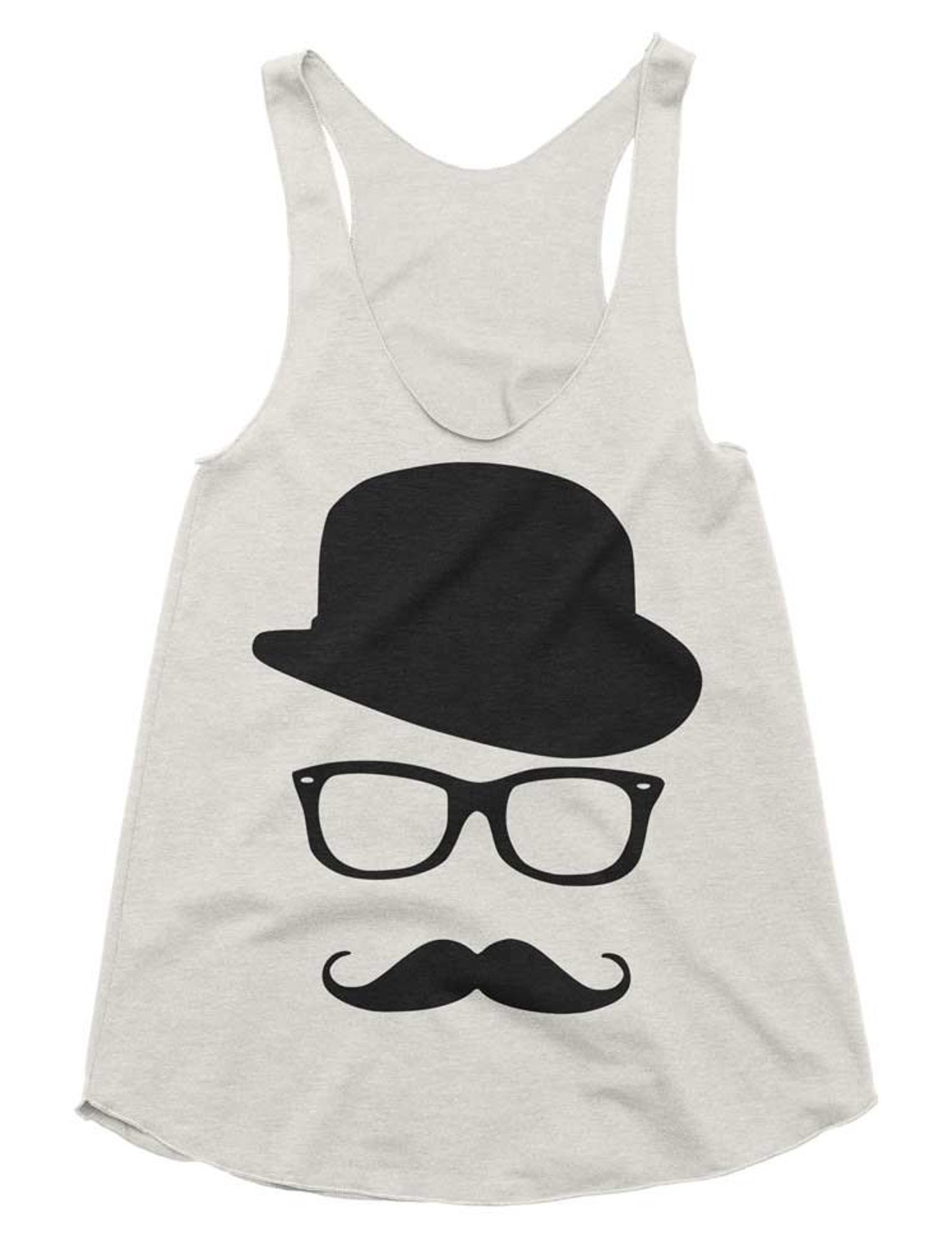 Workout Tank Mustache and Wayfarers Tanktop Workout | Etsy