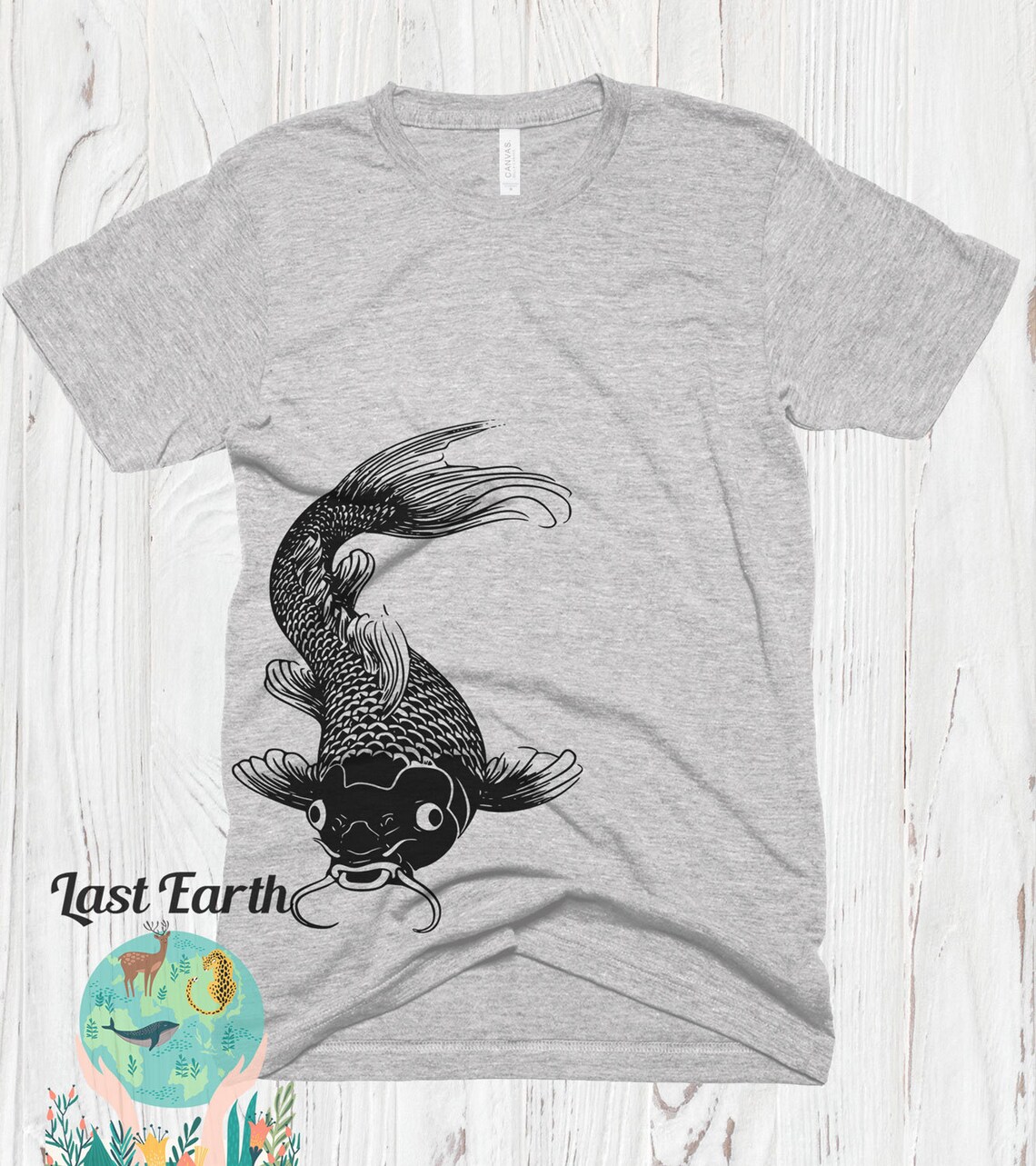 Koi Fish Shirt, Japanese Fish, Vintage Soft Shirt, Unisex T-shirt, Koi ...